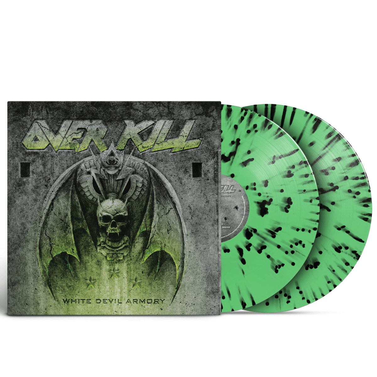 Overkill - White Devil Armory Splatter LP – SoundsLikeVinyl