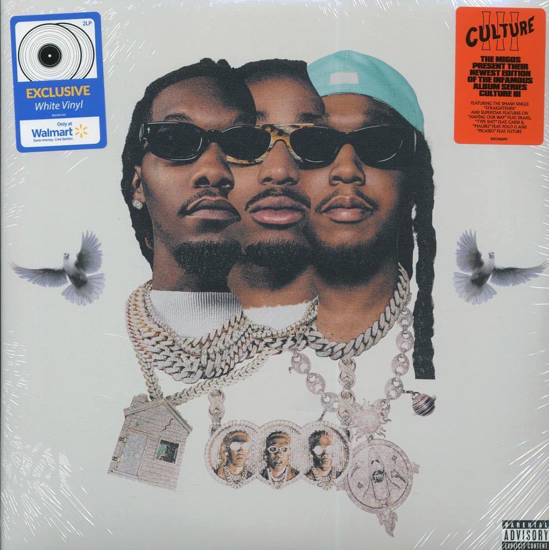 MIGOS - CULTURE III (Exclusive White Vinyl LP) (2LP) – SoundsLikeVinyl