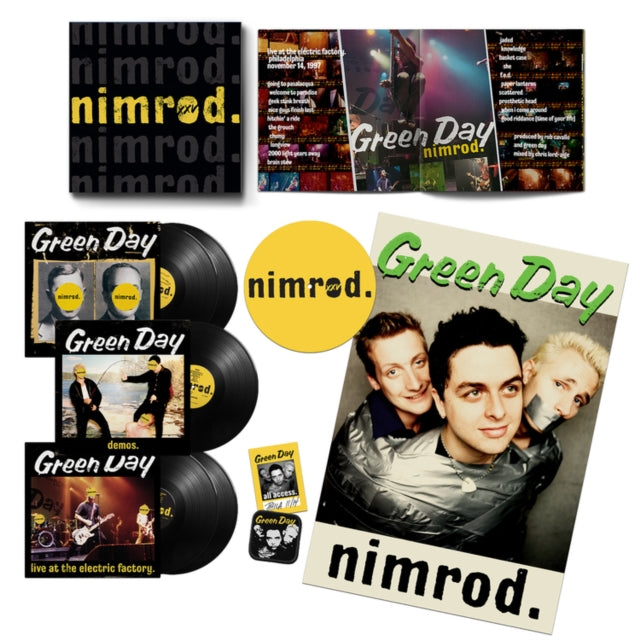 GREEN DAY - NIMROD (25TH ANNIVERSARY/5LP) (Vinyl LP) – SoundsLikeVinyl